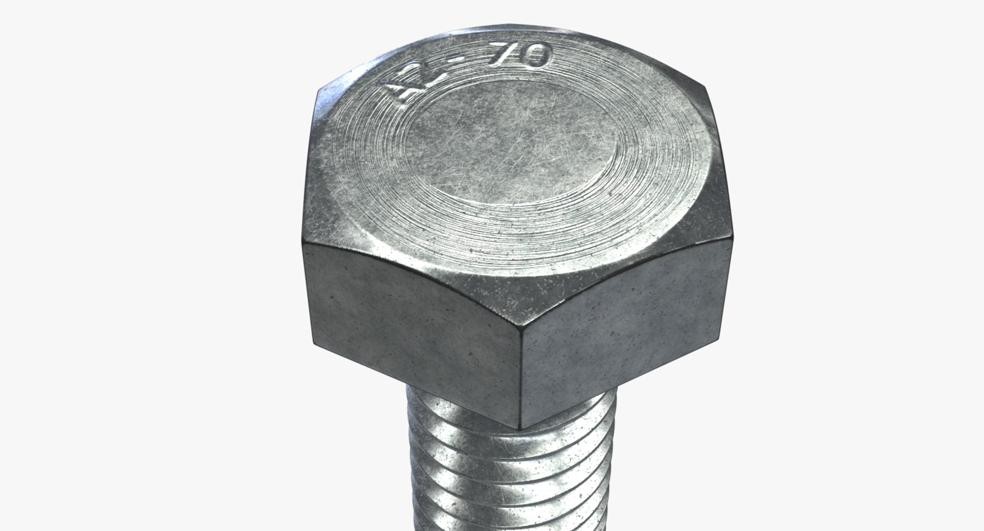 Hex Bolt M6x80 3D Model - TurboSquid 1394753