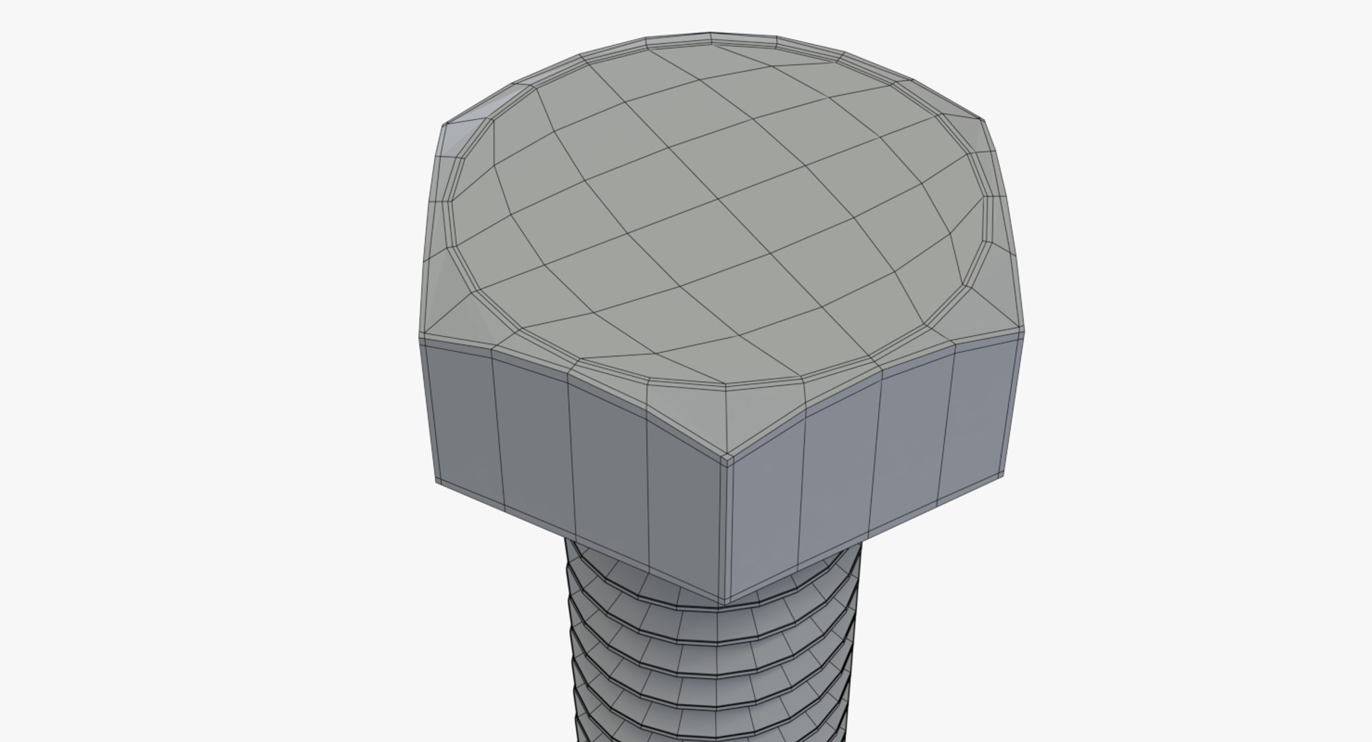 Hex Bolt M6x80 3D Model - TurboSquid 1394753
