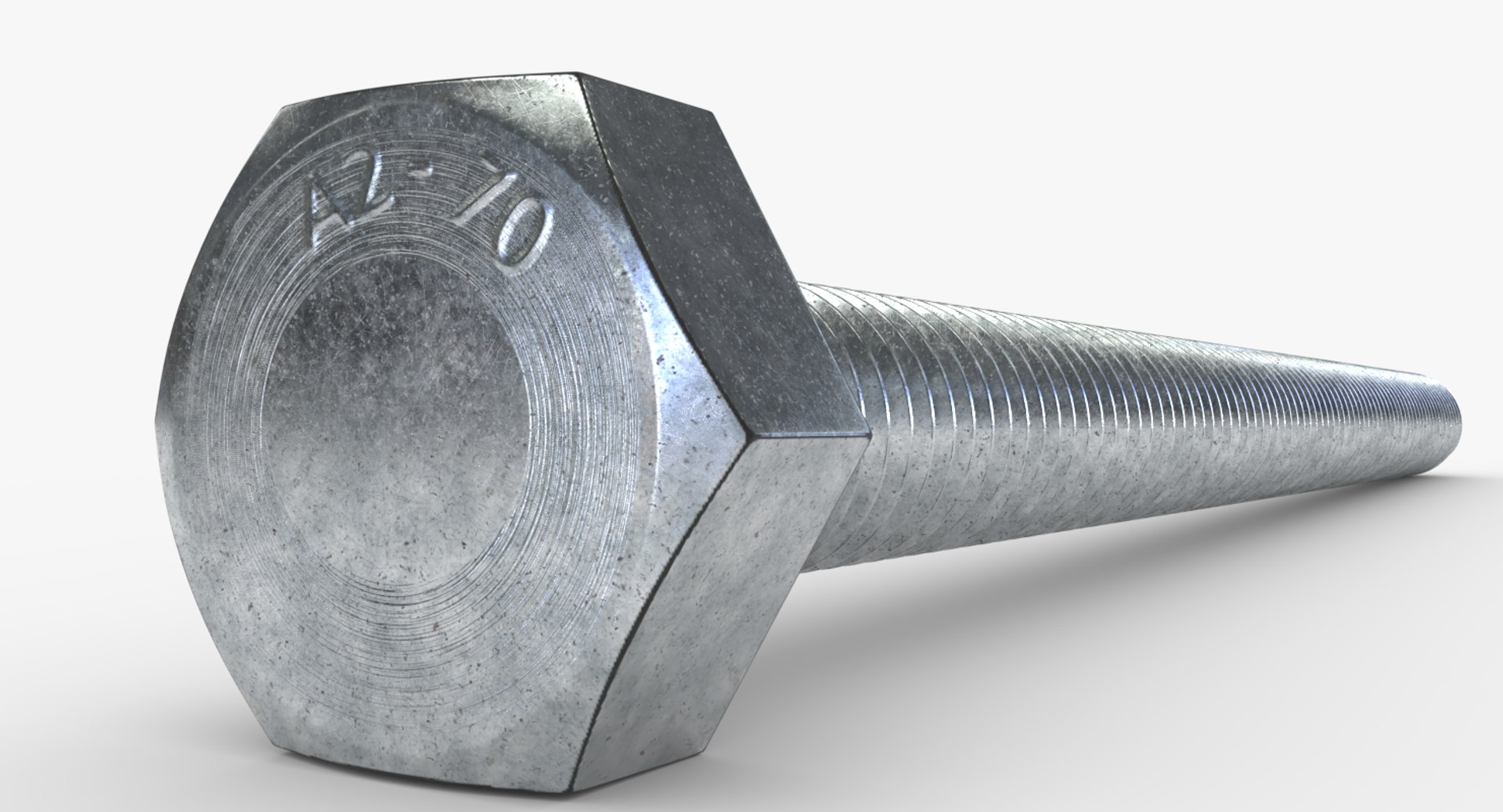 Hex Bolt M6x80 3D Model - TurboSquid 1394753