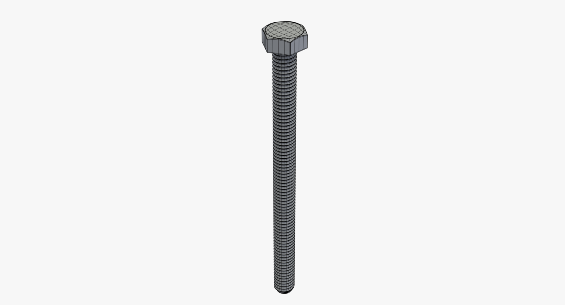 Hex Bolt M6x80 3D Model - TurboSquid 1394753