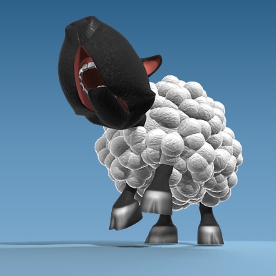 Max Cute Cartoon Sheep