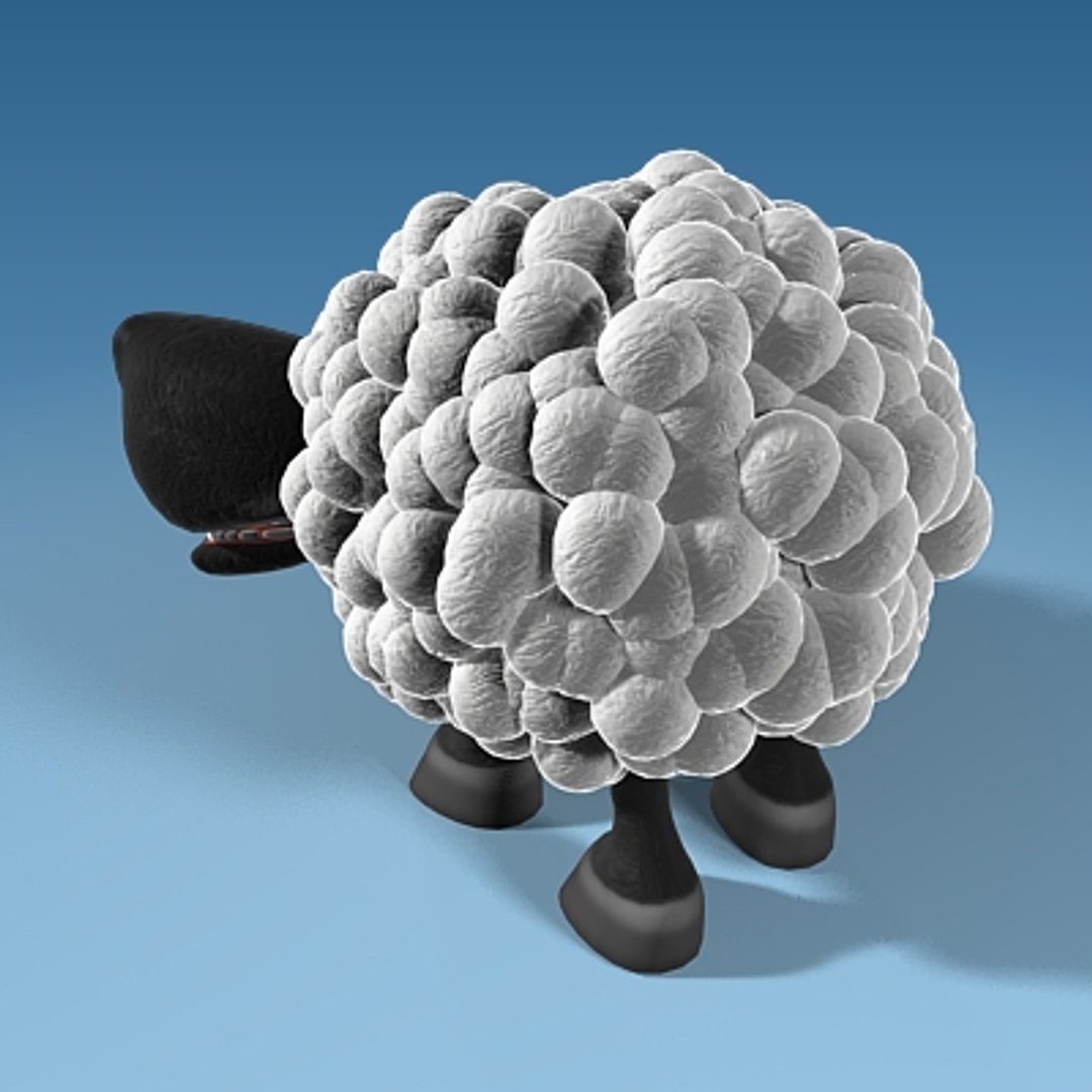 Max Cute Cartoon Sheep