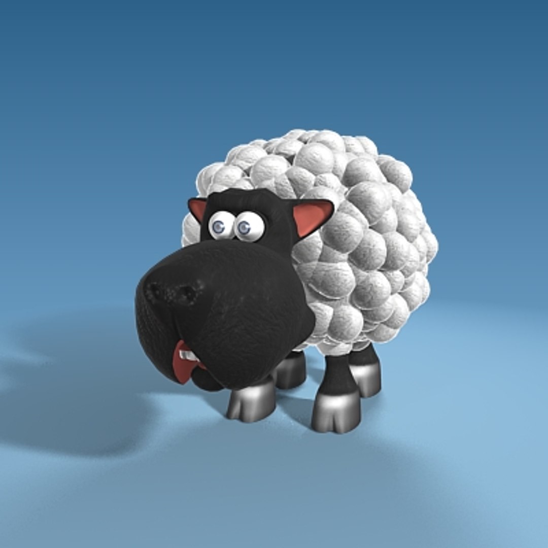 Max Cute Cartoon Sheep