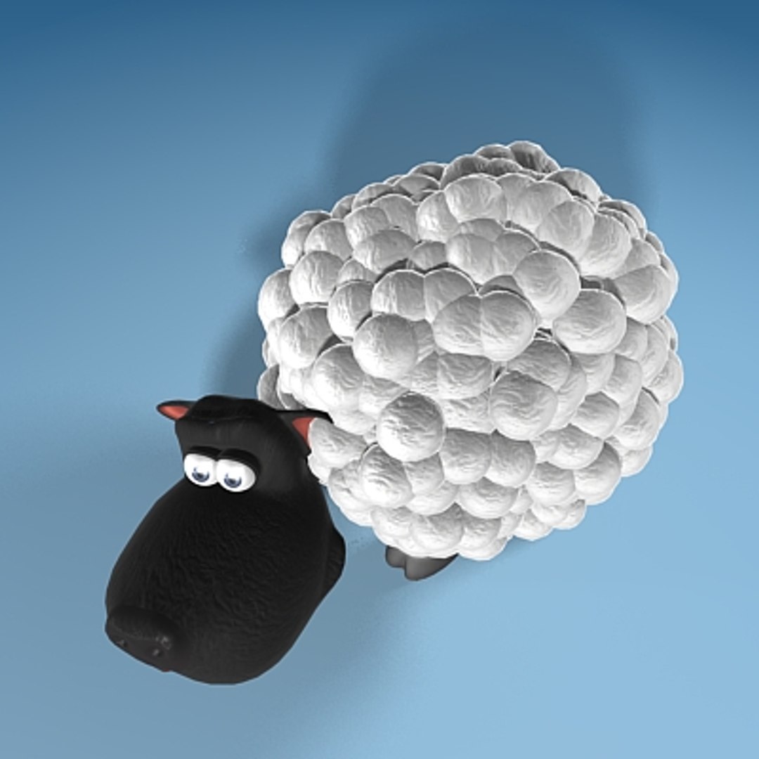 Max Cute Cartoon Sheep