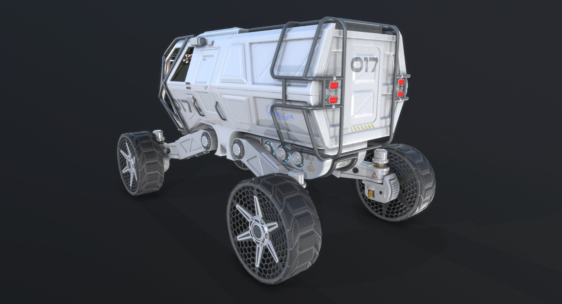 3D Sci-fi Scout Vehicle - TurboSquid 1186902