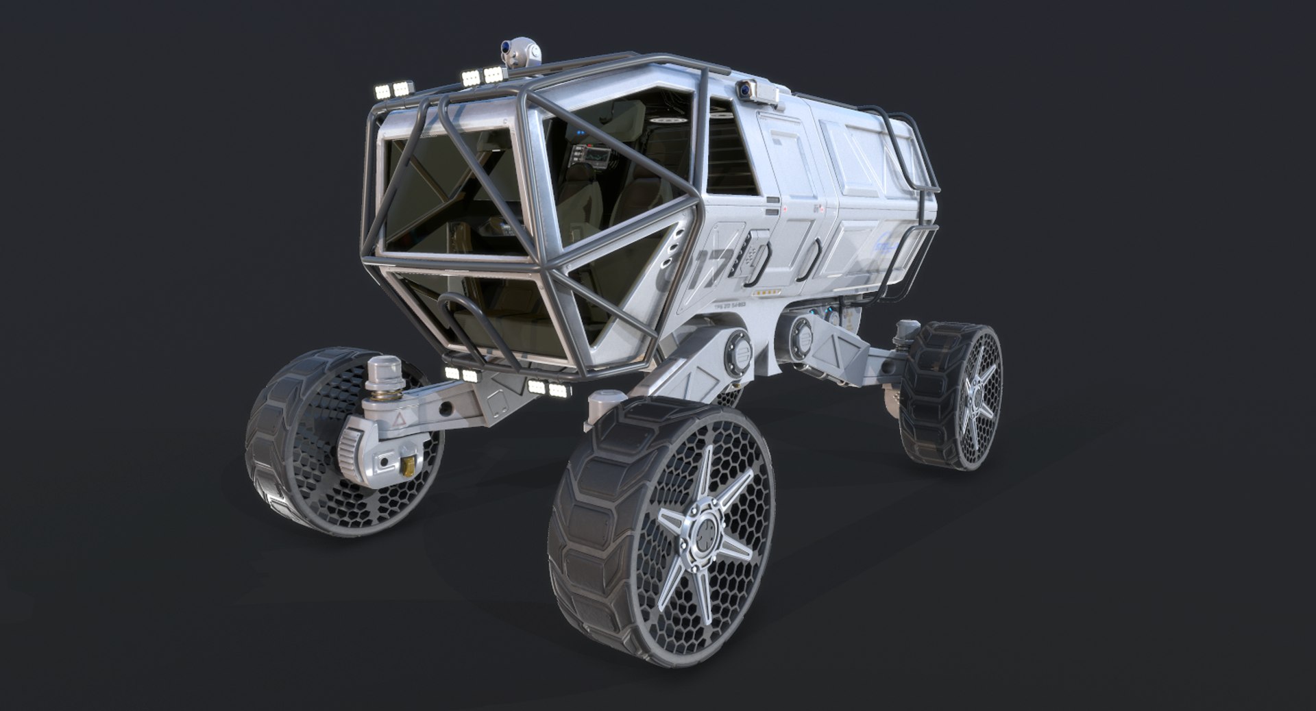 3D Sci-fi Scout Vehicle - TurboSquid 1186902