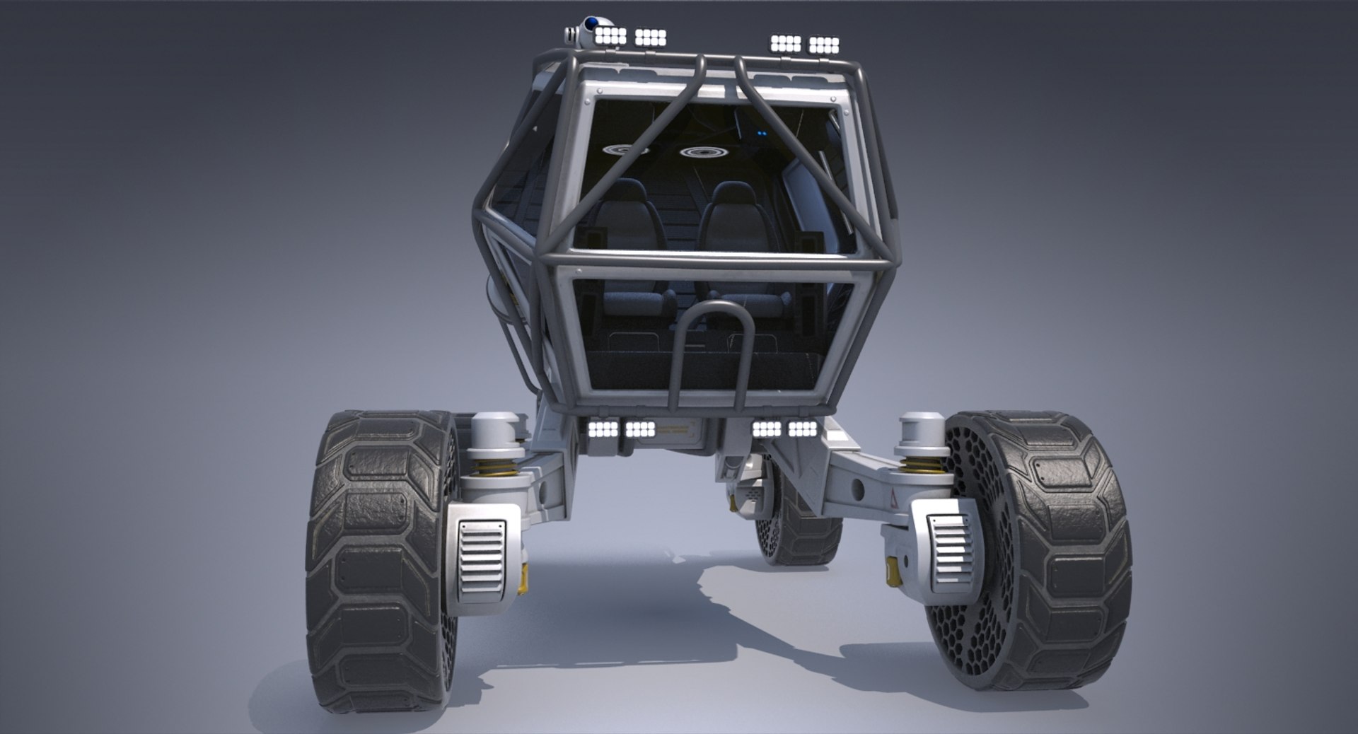 3D Sci-fi Scout Vehicle - TurboSquid 1186902