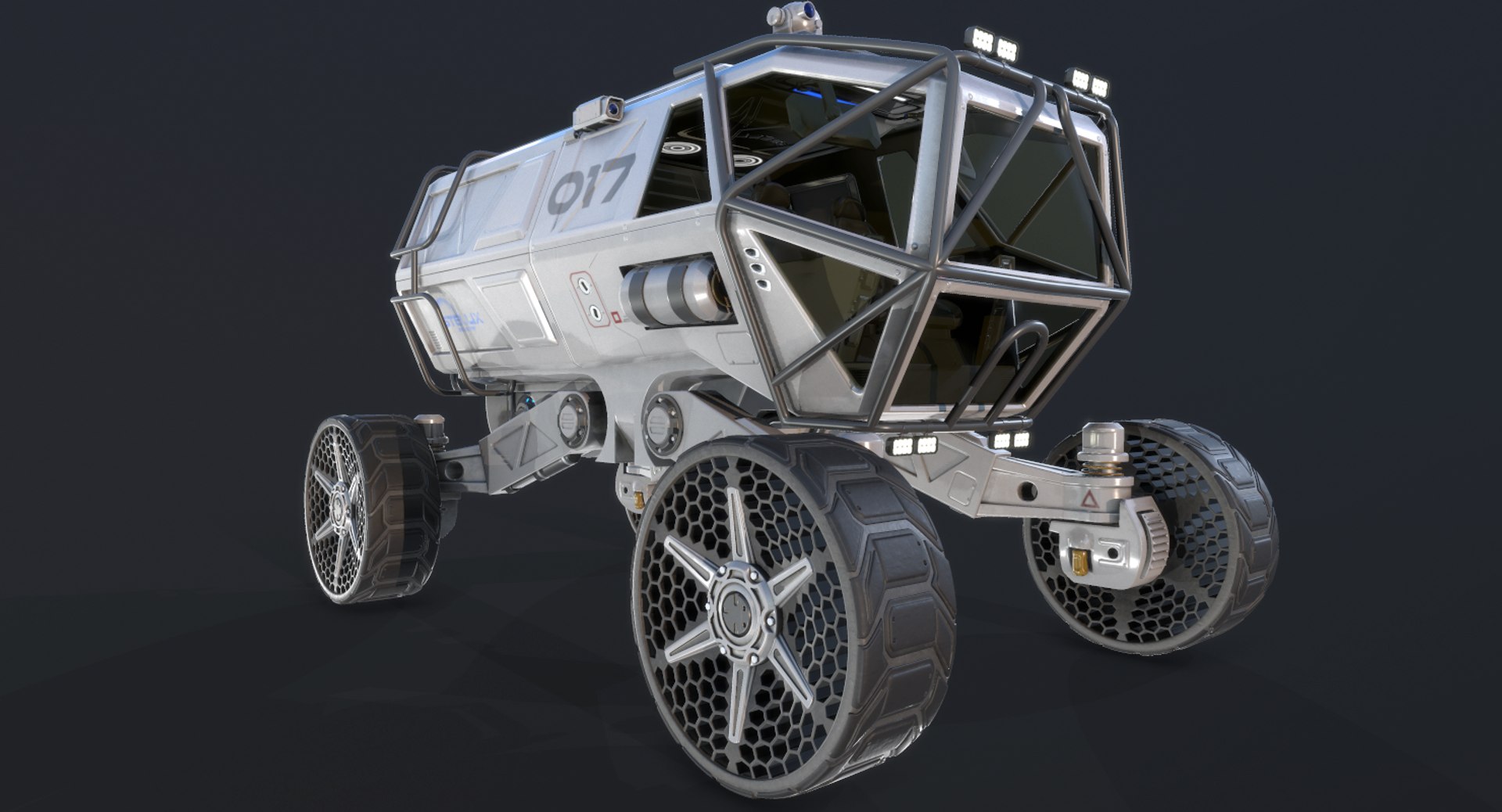 3D Sci-fi Scout Vehicle - TurboSquid 1186902