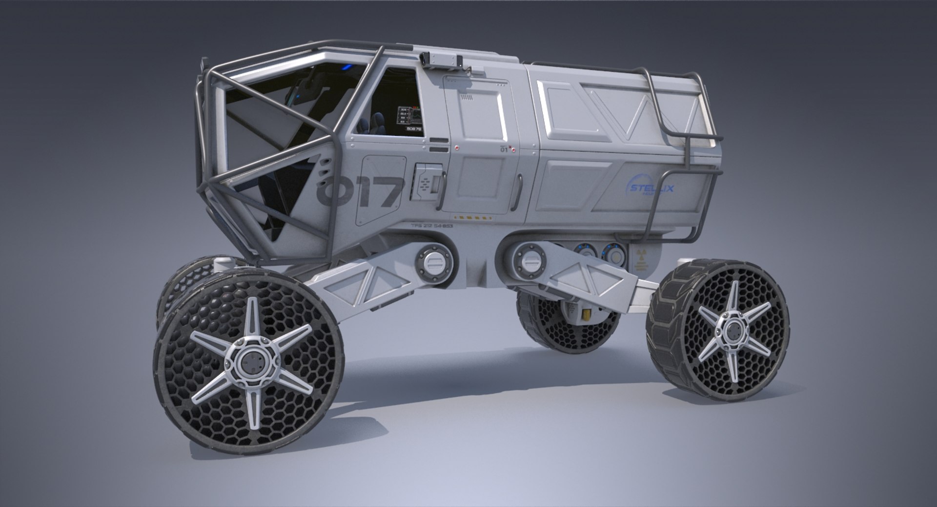 3D Sci-fi Scout Vehicle - TurboSquid 1186902