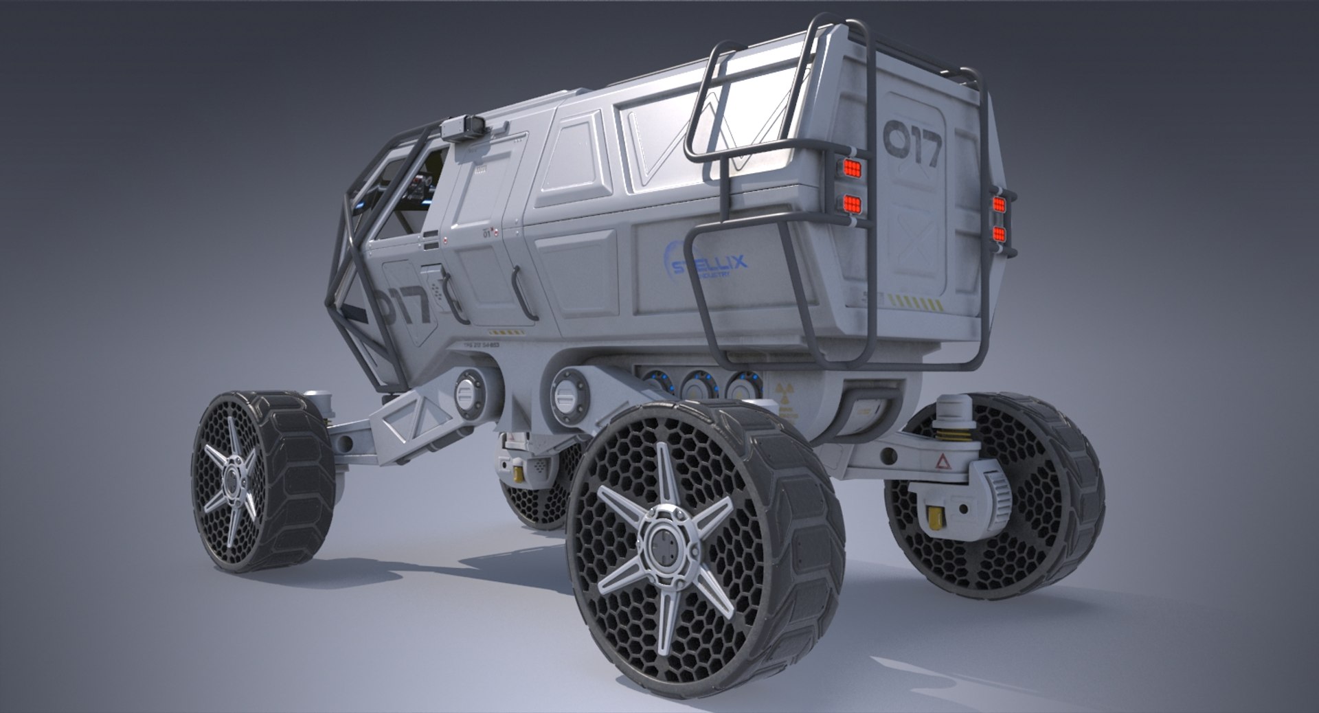 3D Sci-fi Scout Vehicle - TurboSquid 1186902