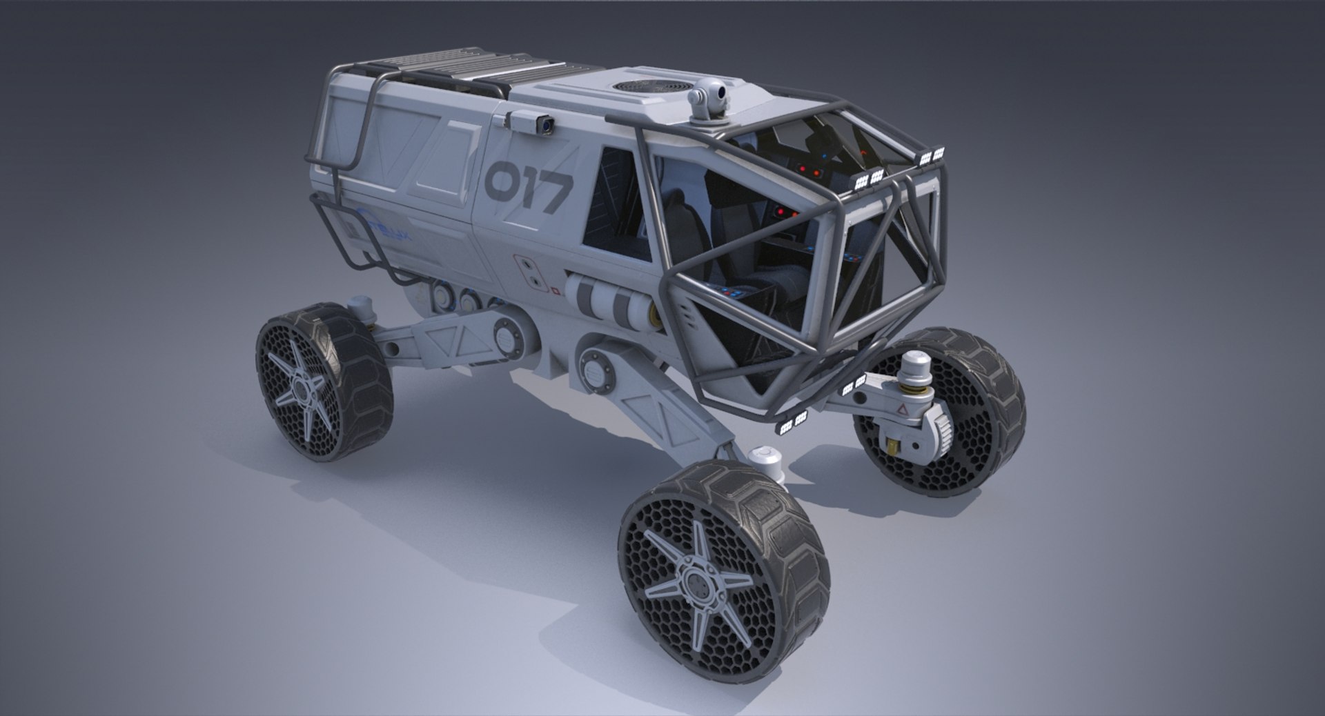 3D Sci-fi Scout Vehicle - TurboSquid 1186902