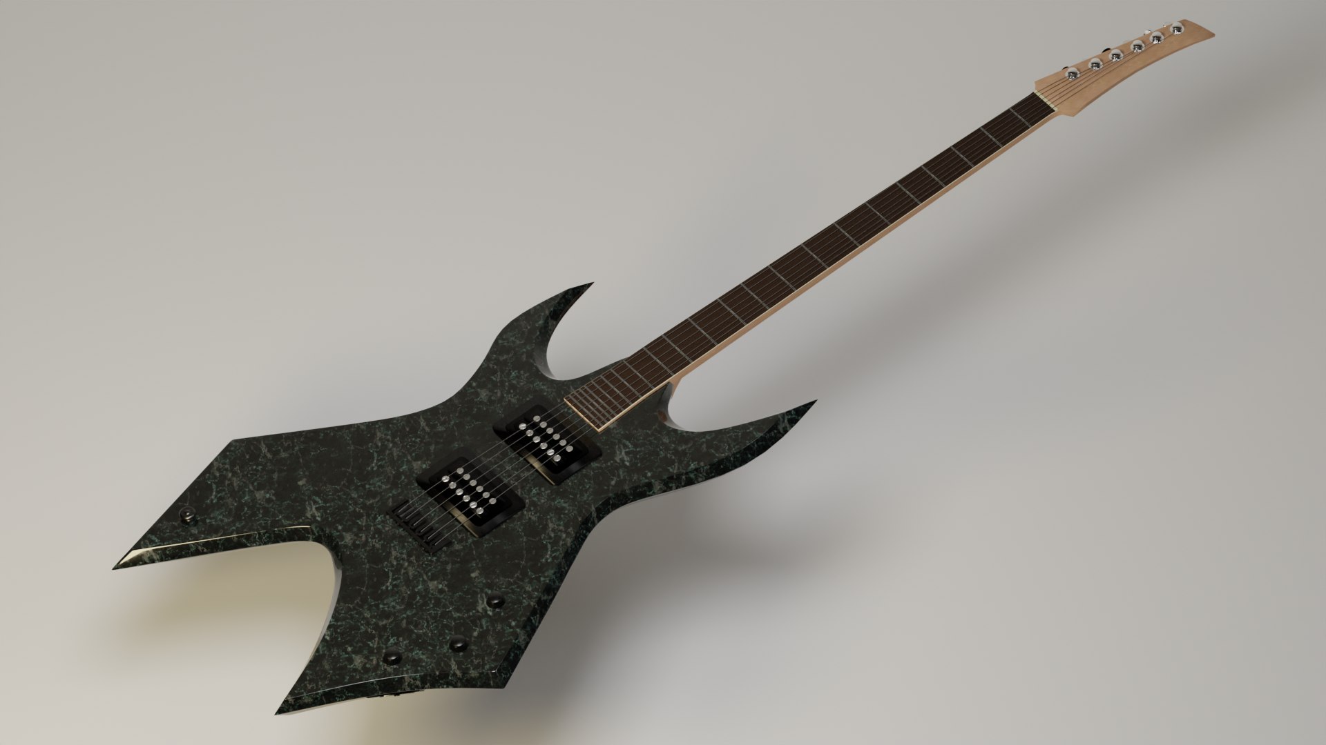 Simple Electric Guitar 3D Model - TurboSquid 1918881