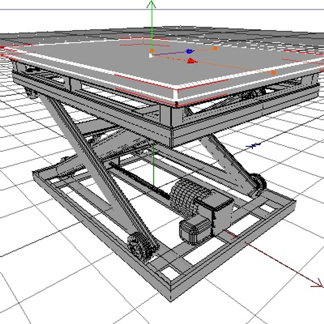 3d Table Lift Model