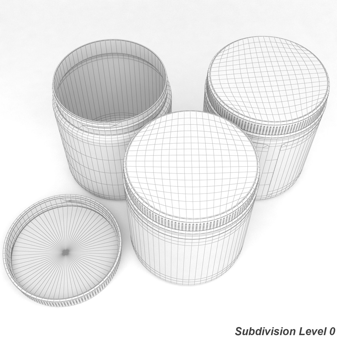 3D Plastic Container Type7 Model - TurboSquid 1577063
