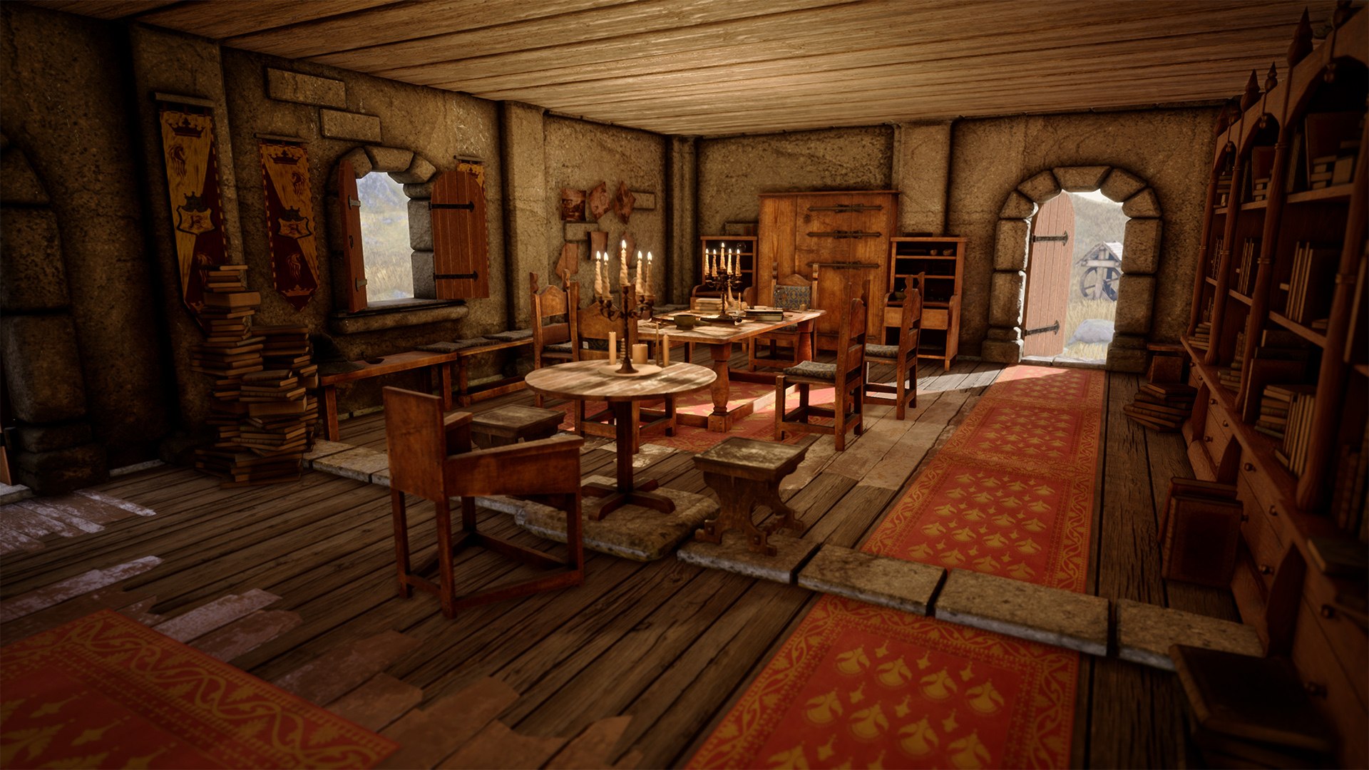 Medieval Furniture 150 Variations 3D Model - TurboSquid 1984124