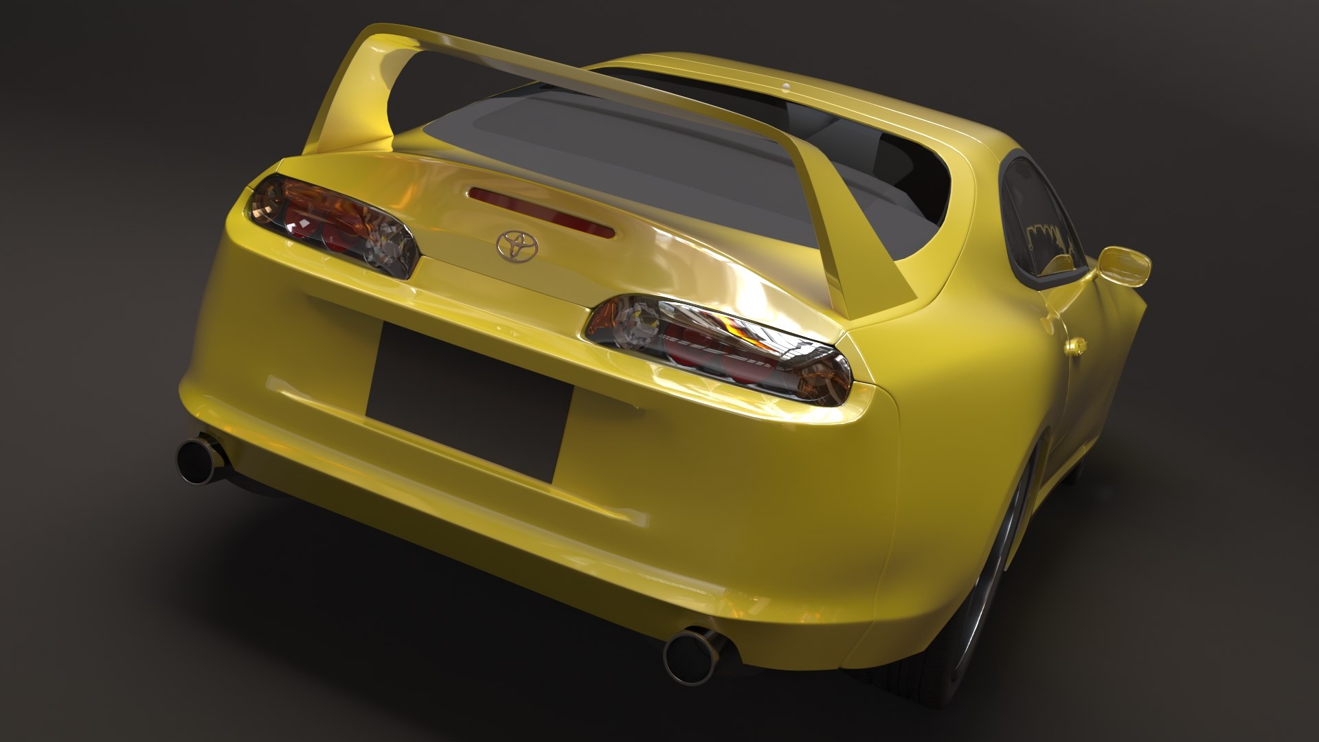 Toyota supra 3D model - TurboSquid 1205955