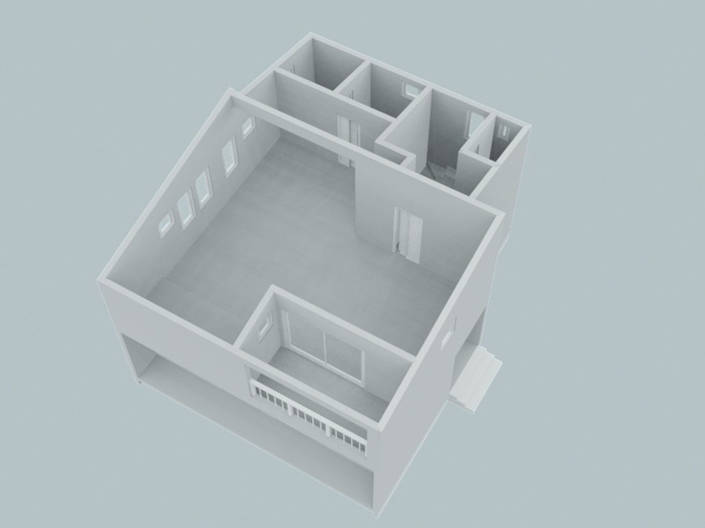 3D Model 4 Modern Houses - TurboSquid 1665699