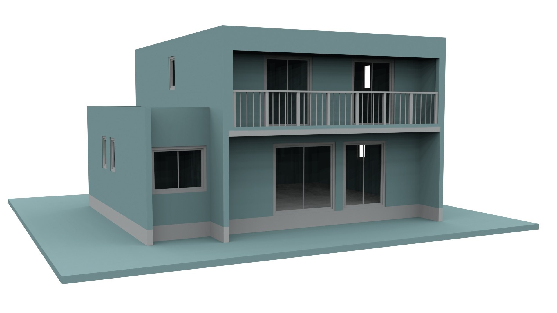 3D Model 4 Modern Houses - TurboSquid 1665699