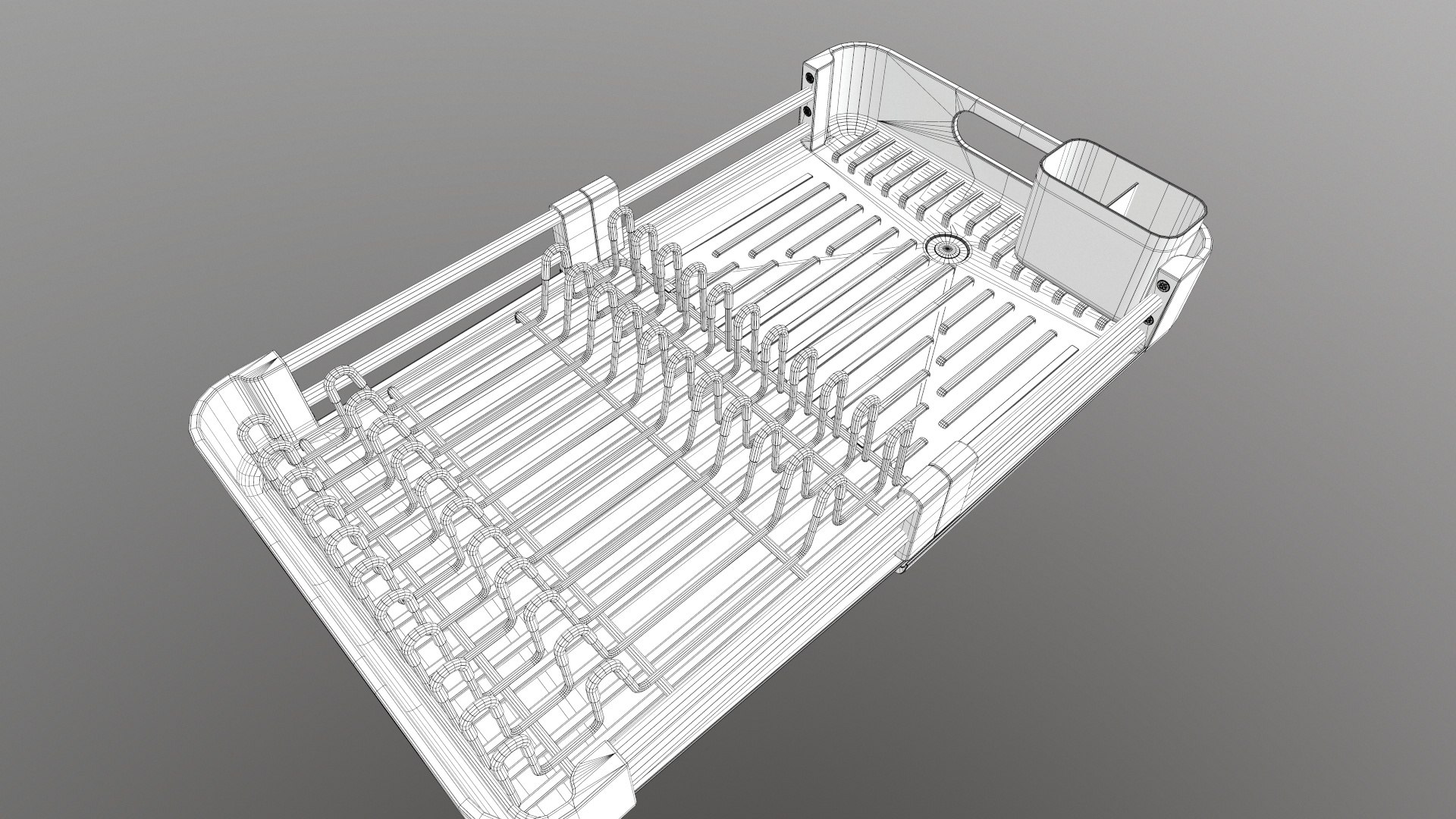 3D Dish Drying Rack - TurboSquid 1963787