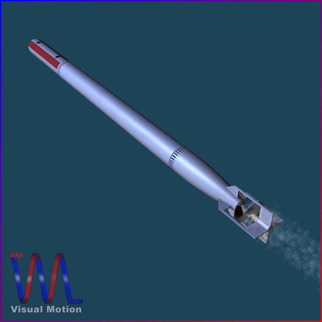 3d model chinese torpedo yu-1