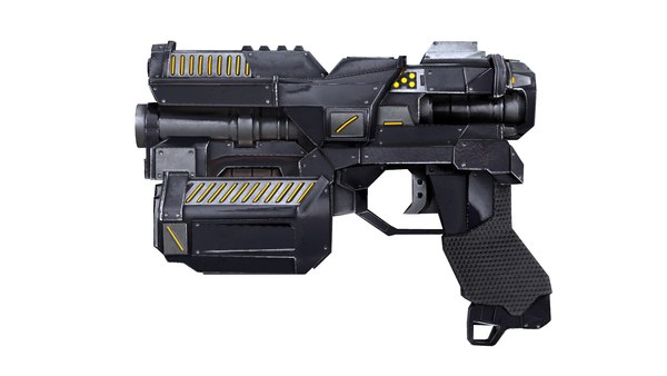 Handgun pistol hand cannon 3D - TurboSquid 1694950