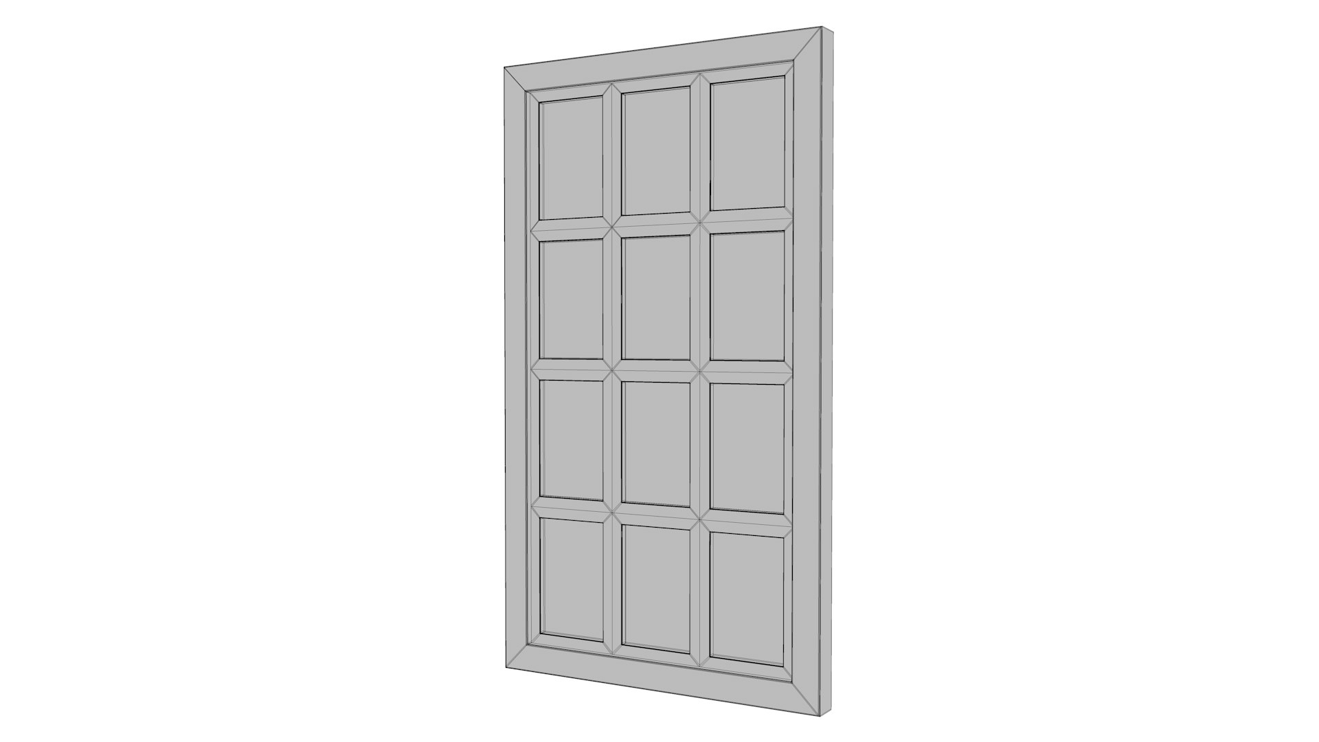 Square Window 3D Model - TurboSquid 1806699