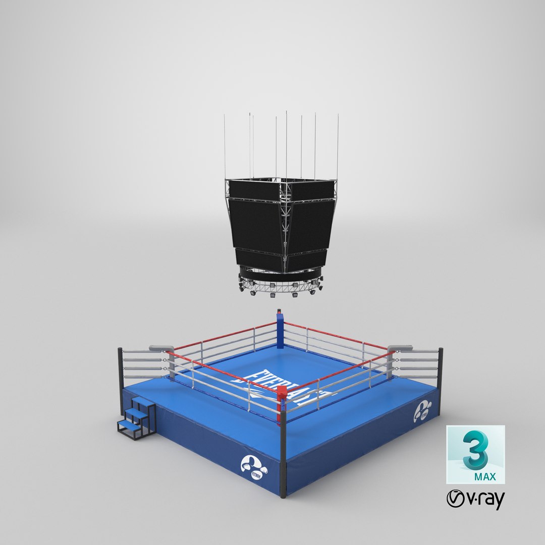 Real Boxing Ring 3D Model - TurboSquid 1445604