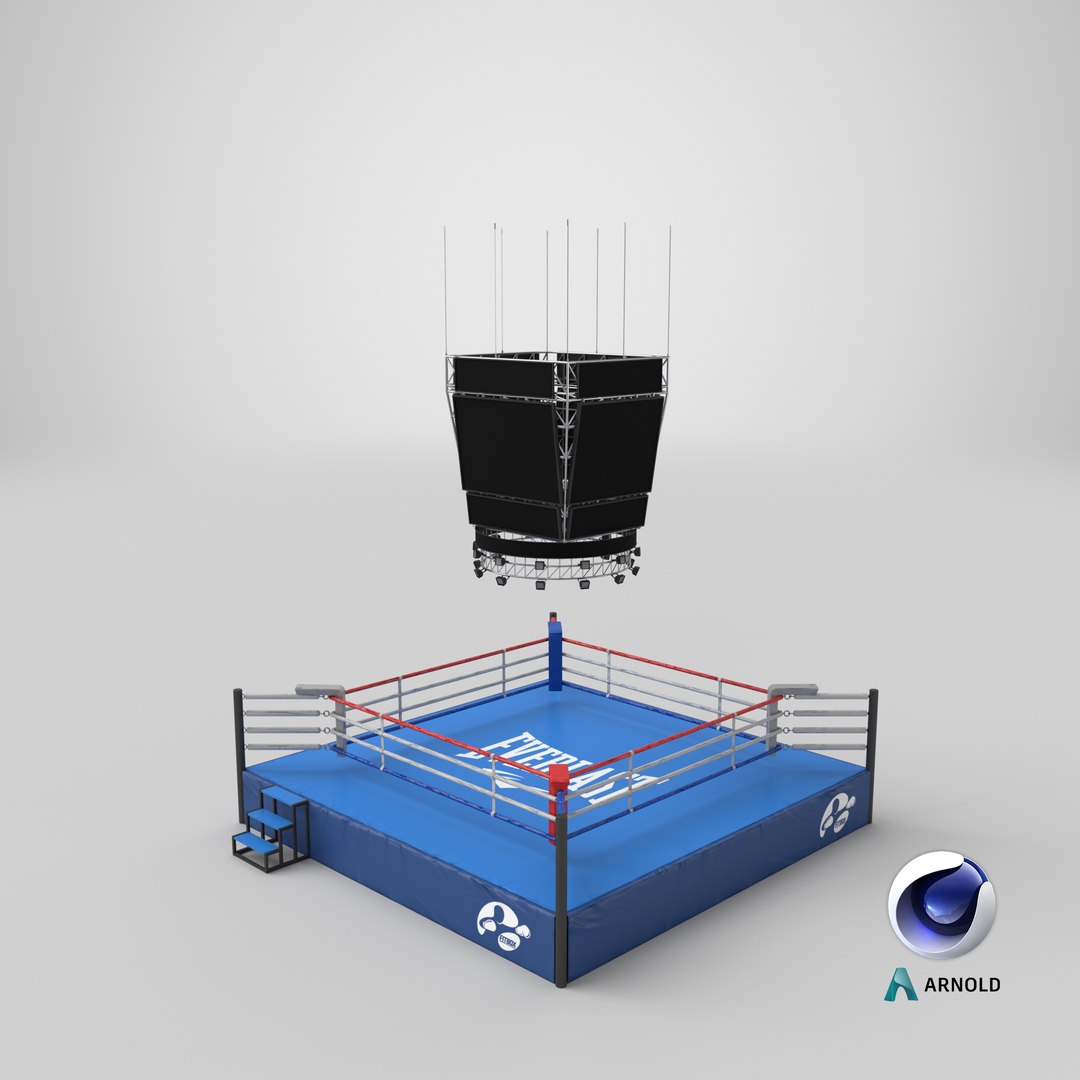 Real Boxing Ring 3D Model - TurboSquid 1445604
