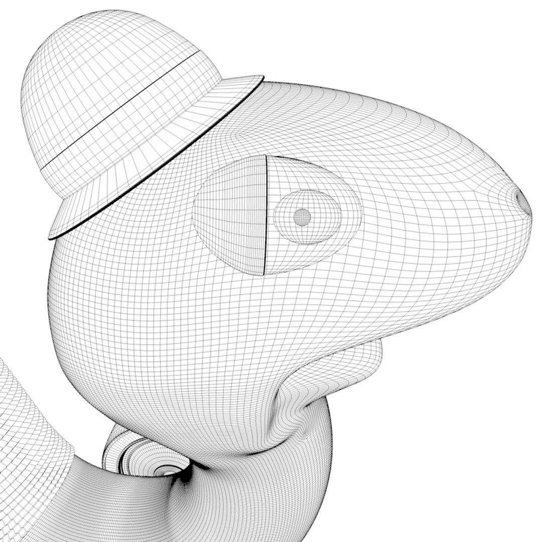 3d Inchworm Toy Model