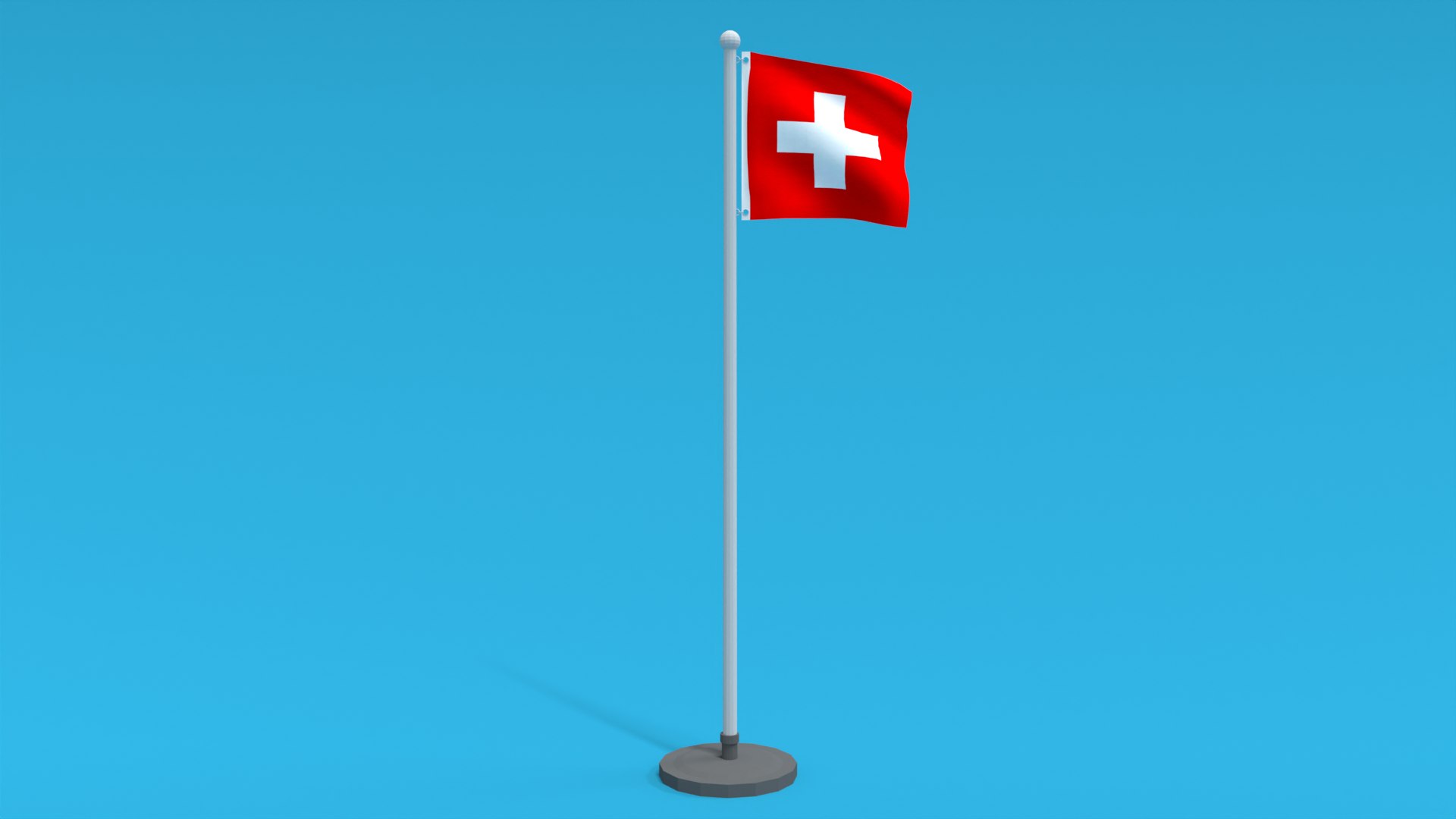 3D Low Poly Seamless Animated Switzerland Flag Model - TurboSquid 1966677