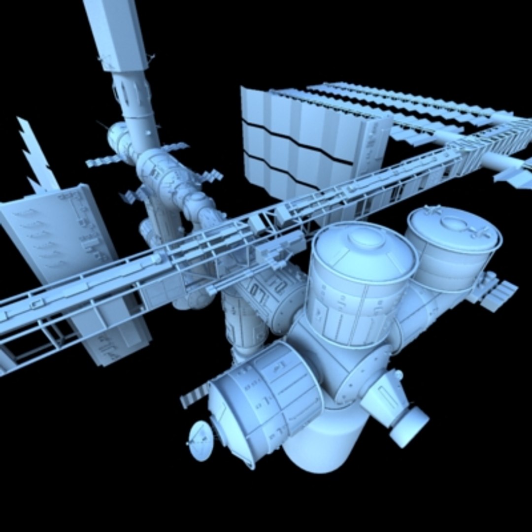iss 3d model