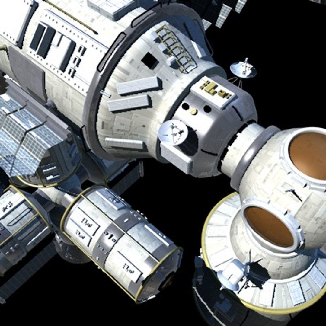 iss 3d model