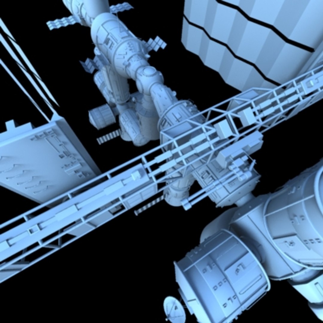 iss 3d model