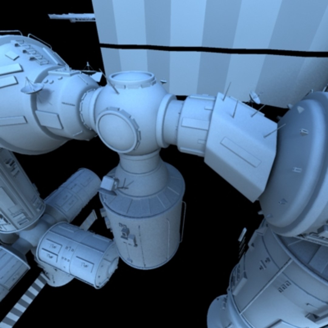 iss 3d model