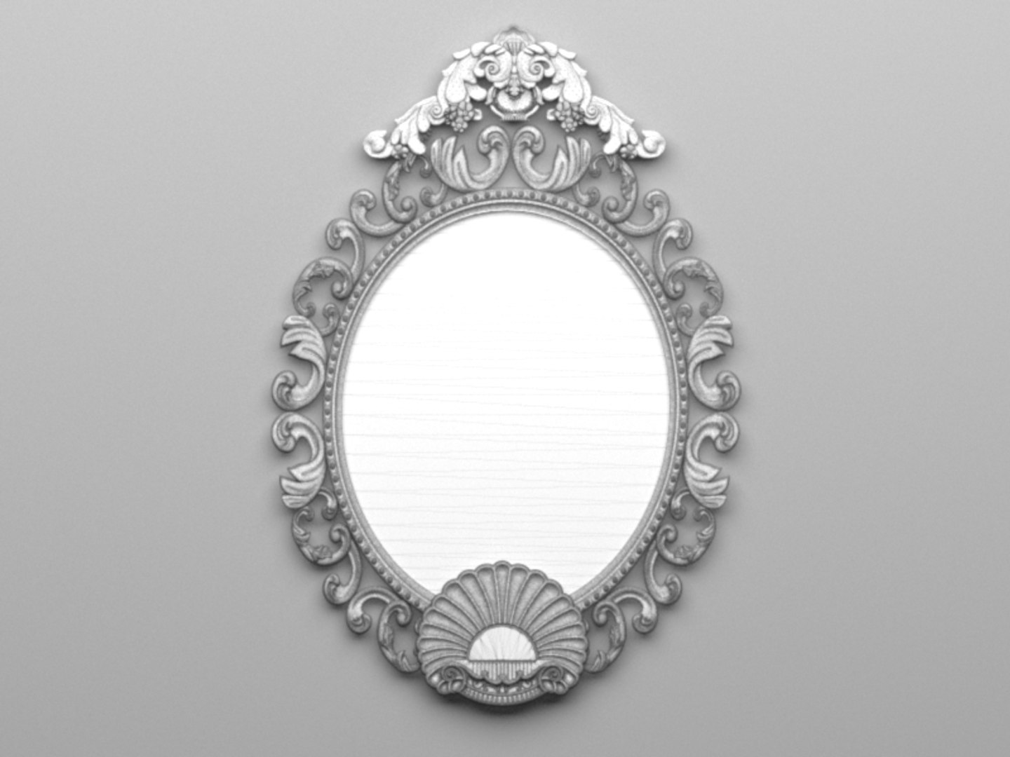 Classic Mirror 2 Model - TurboSquid 1495333