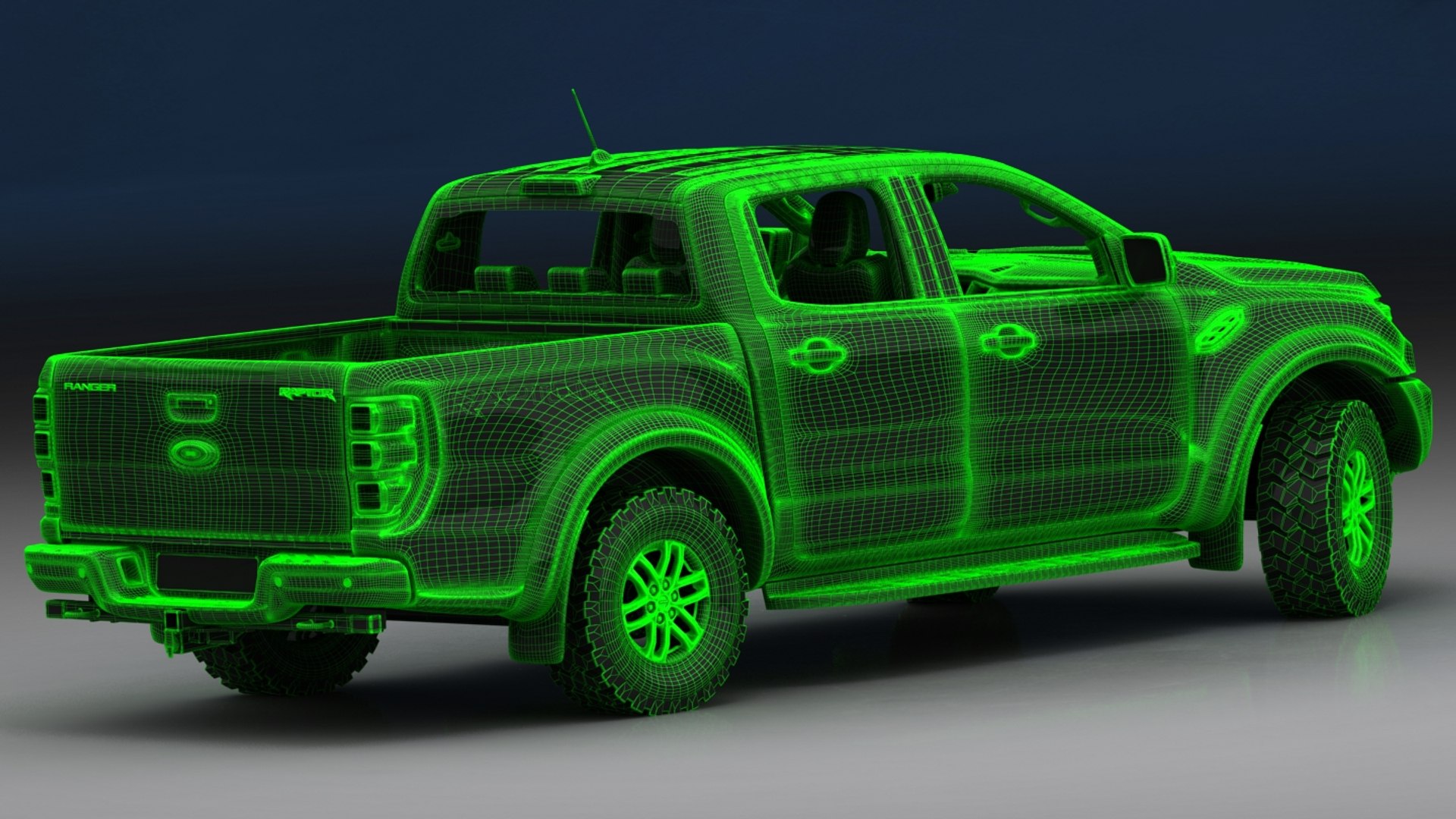 3D ranger raptor 2019 interior - TurboSquid 1436056