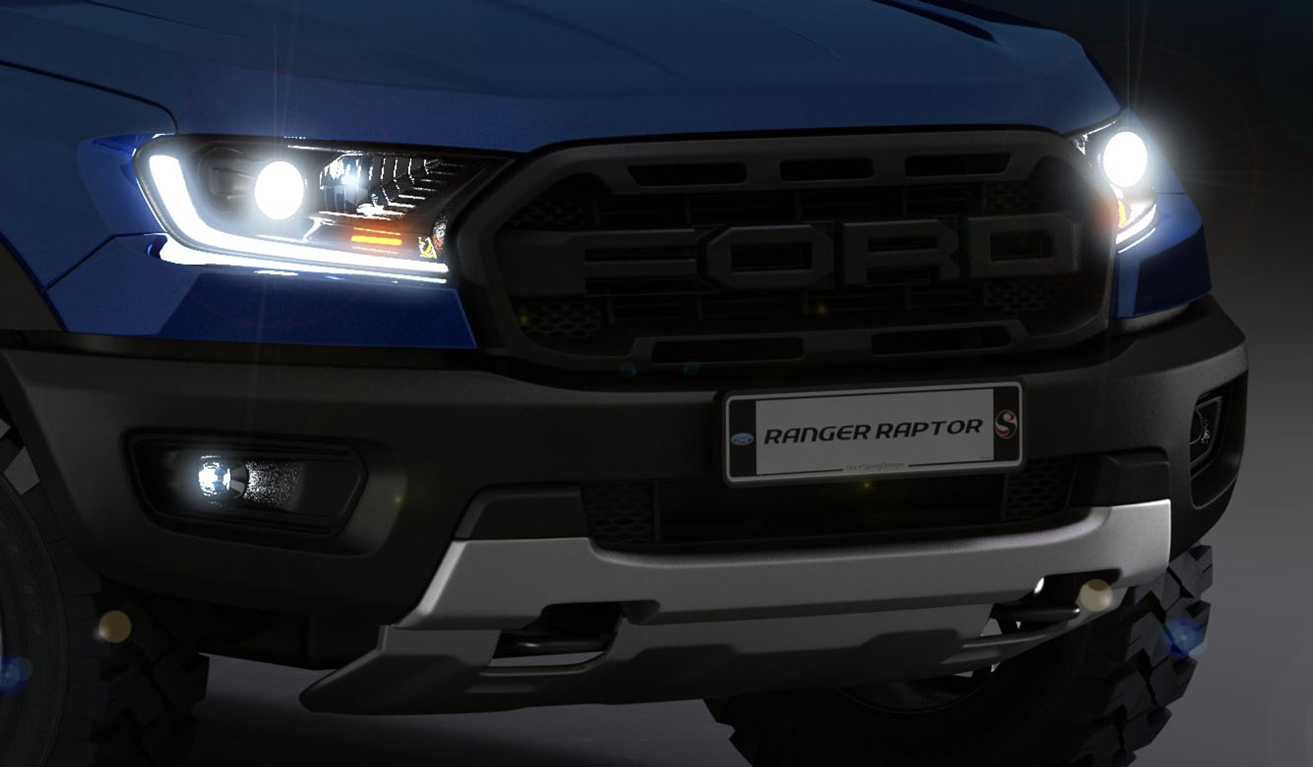 3D ranger raptor 2019 interior - TurboSquid 1436056