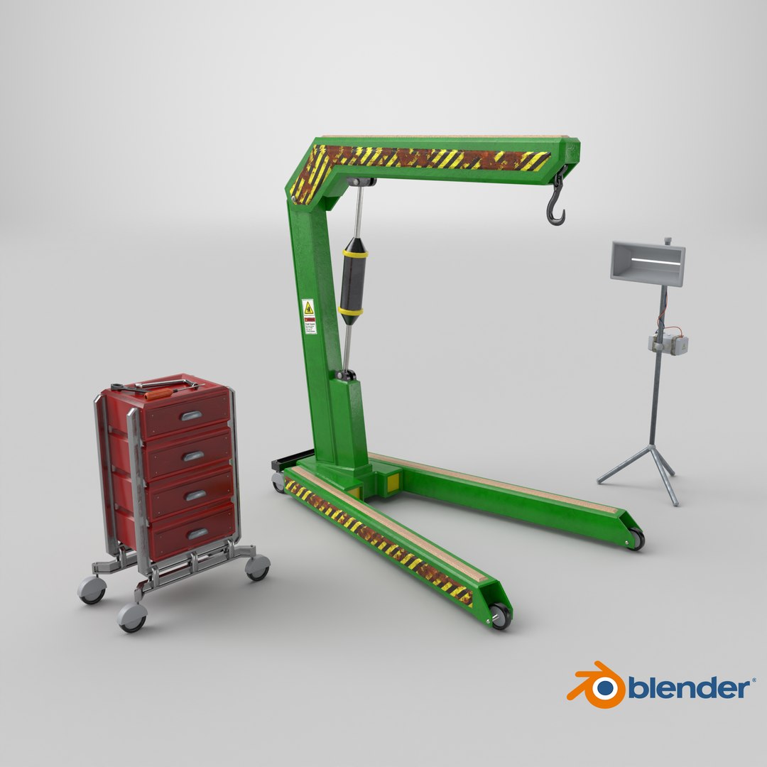 Mini Crane 3D Model - TurboSquid 2279571