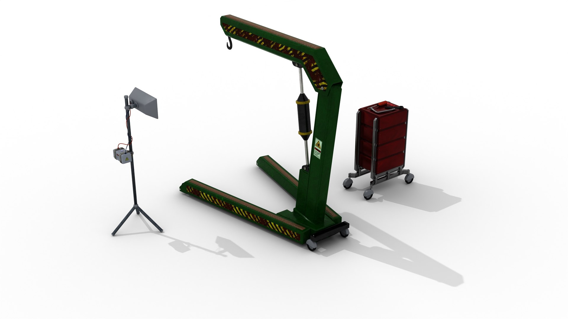 Mini Crane 3D Model - TurboSquid 2279571