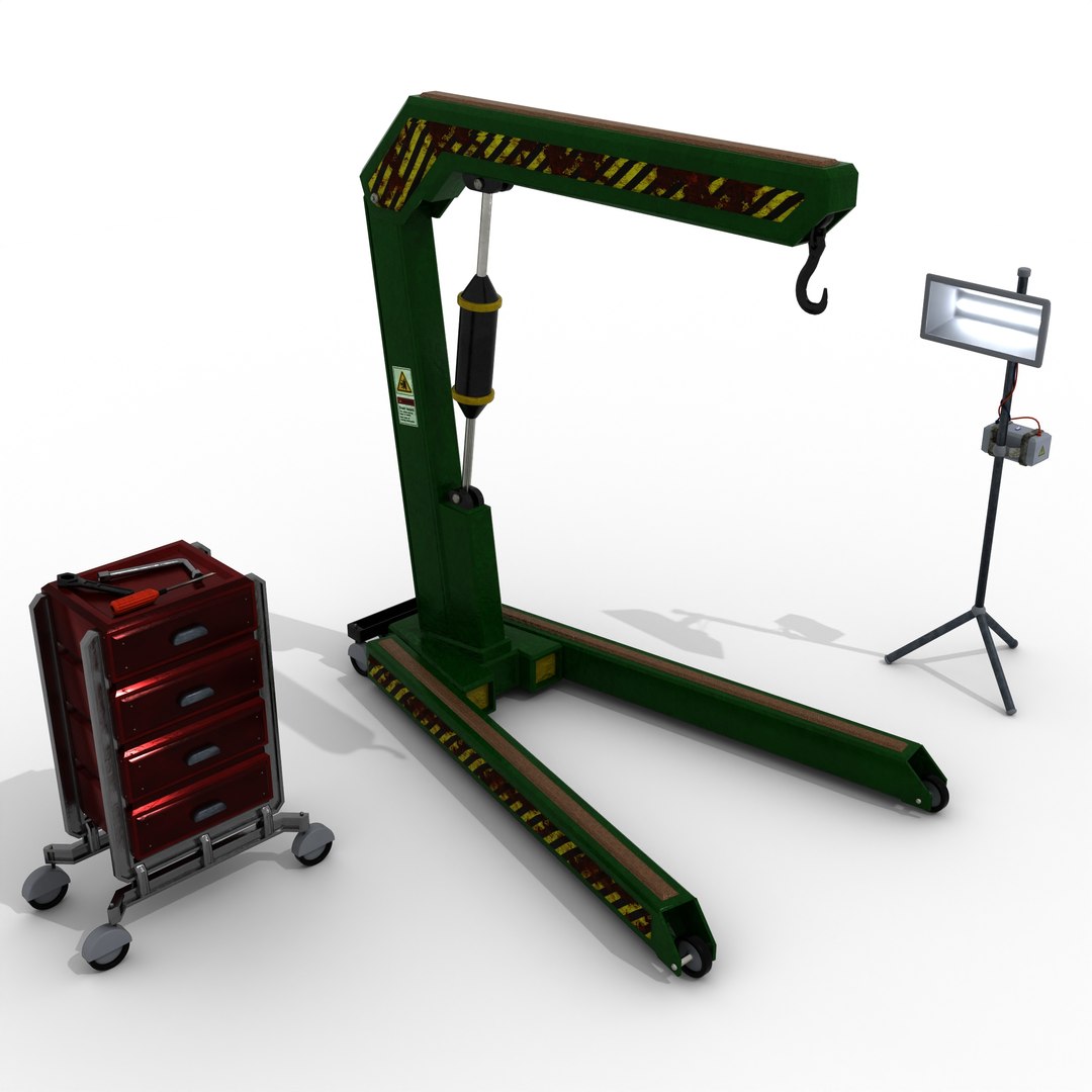 Mini Crane 3D Model - TurboSquid 2279571