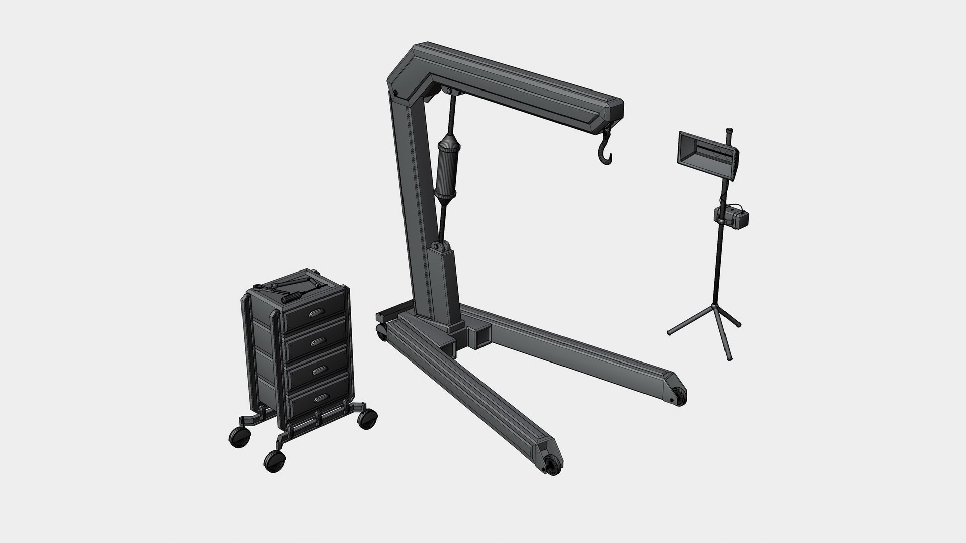 Mini Crane 3D Model - TurboSquid 2279571