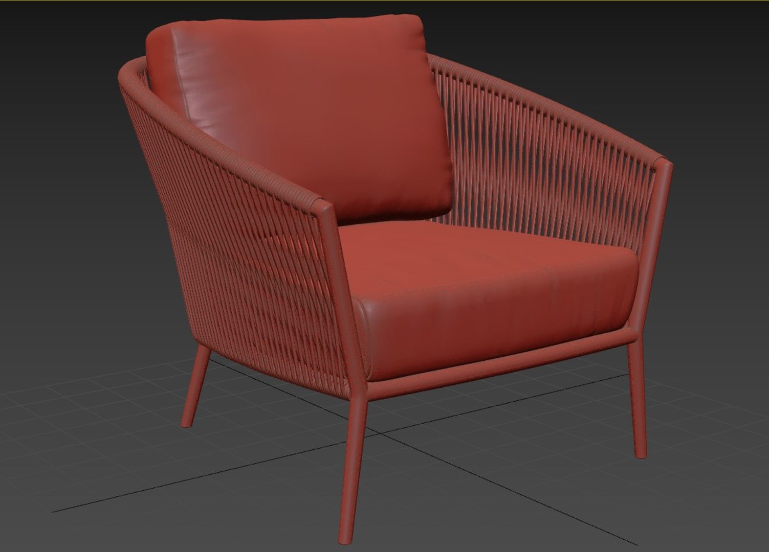 Cosmo Lounge Armchair 3D Model - TurboSquid 1475765