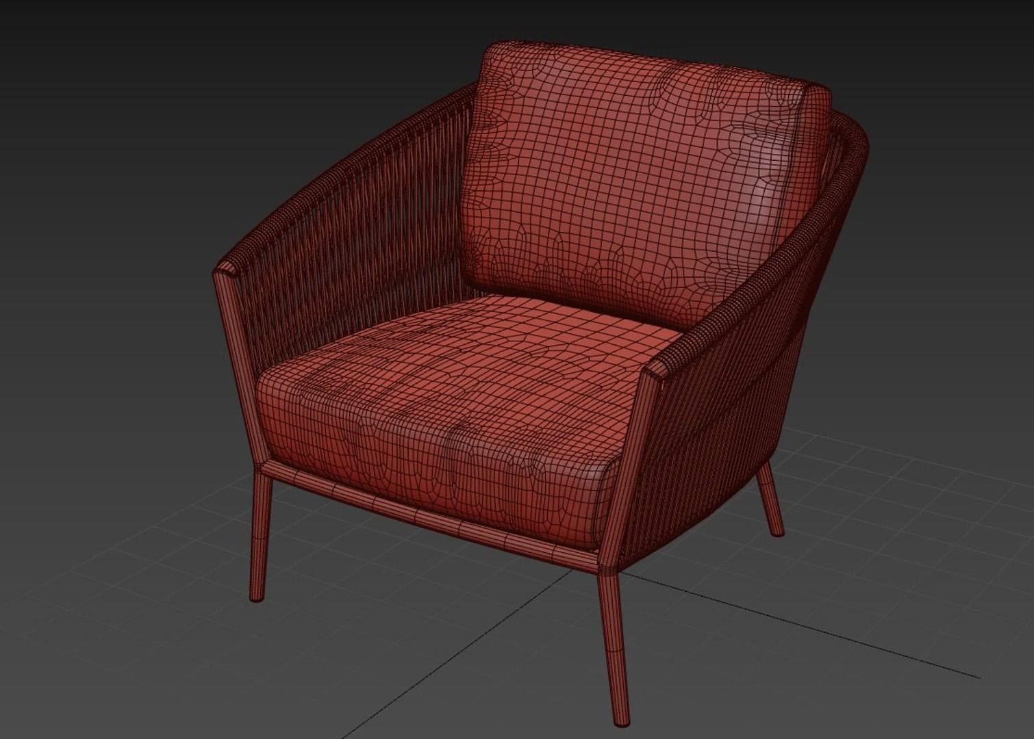Cosmo Lounge Armchair 3D Model - TurboSquid 1475765