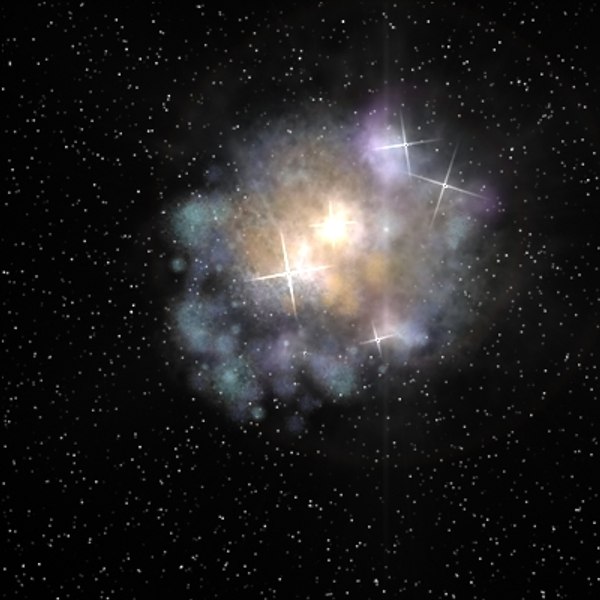 3d space nebula