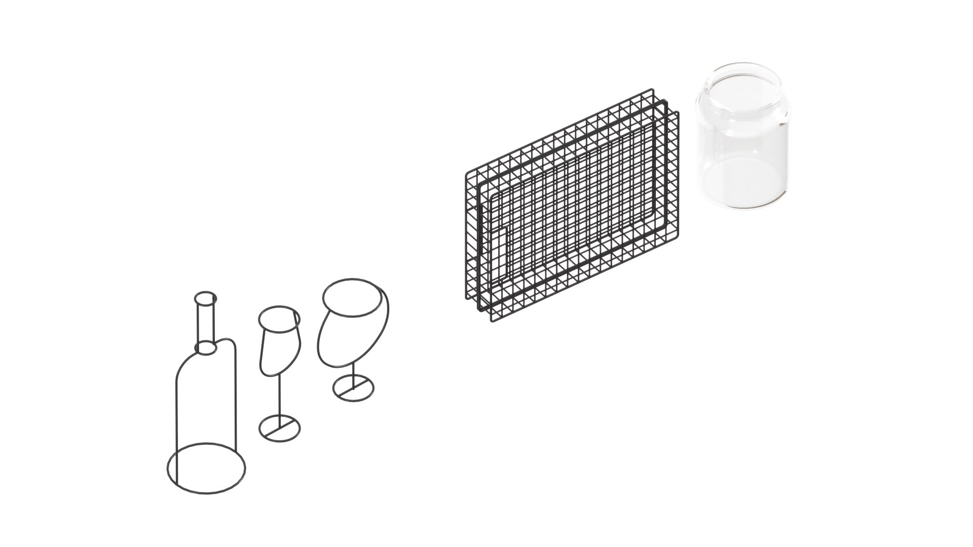 3D kitchen shake hege model - TurboSquid 1892540