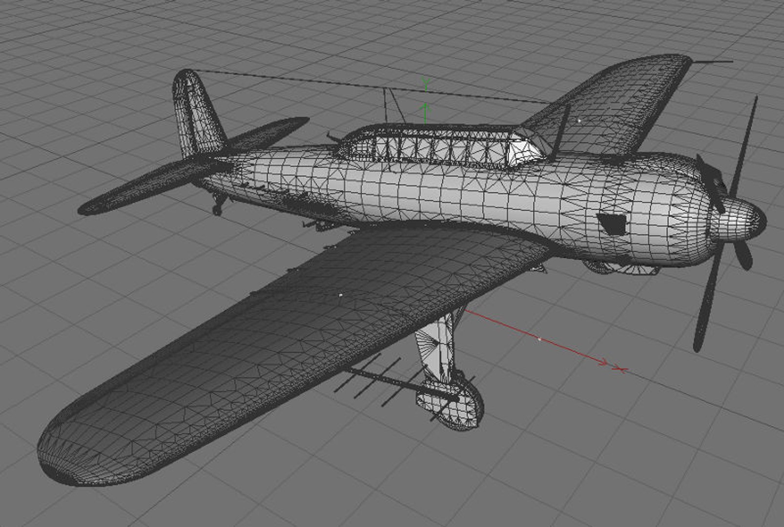 3d Nakajima B6n Tenzan Bomber Model