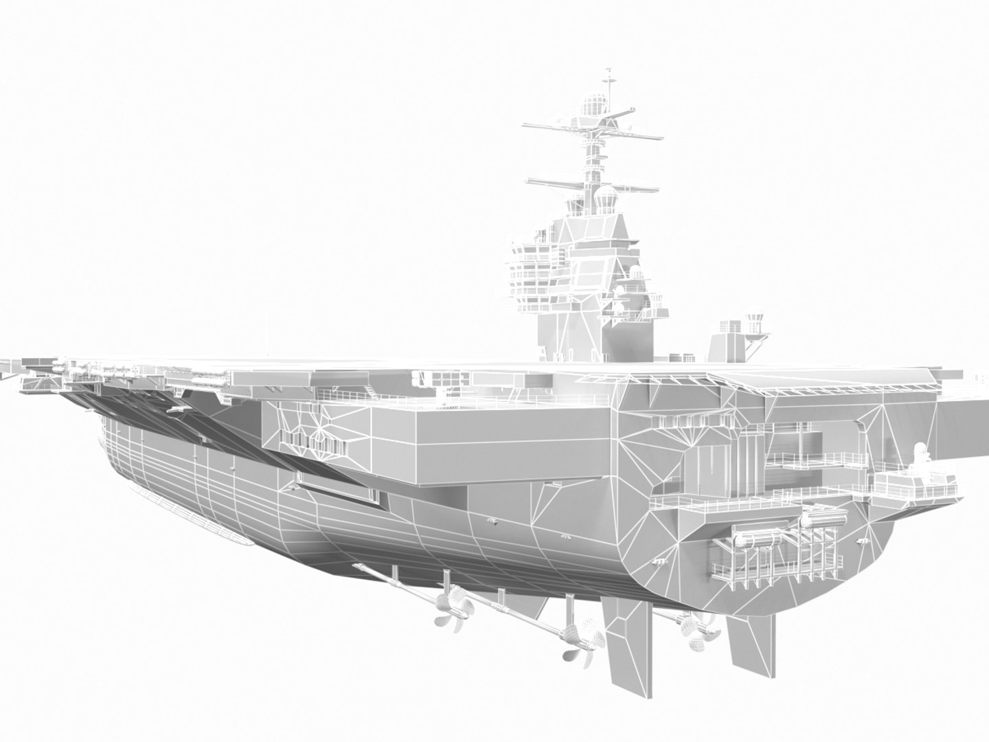 3D Aircraft Carrier USS Gerald R Ford CVN 78 - TurboSquid 2426217