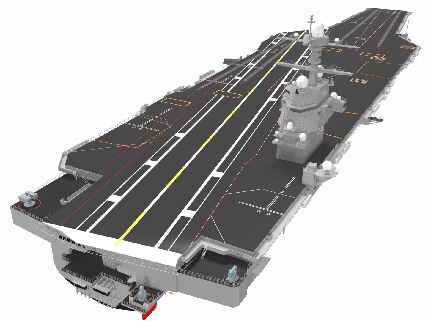 3D Aircraft Carrier USS Gerald R Ford CVN 78 - TurboSquid 2426217