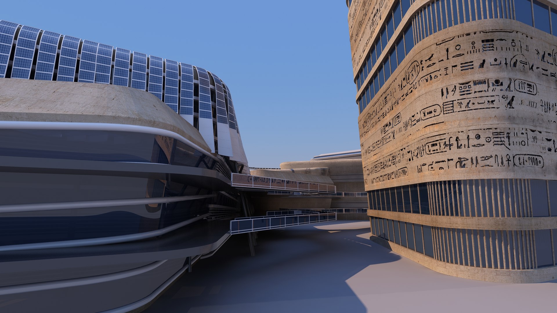 0159 - Complex Building 3D Model - TurboSquid 2239551