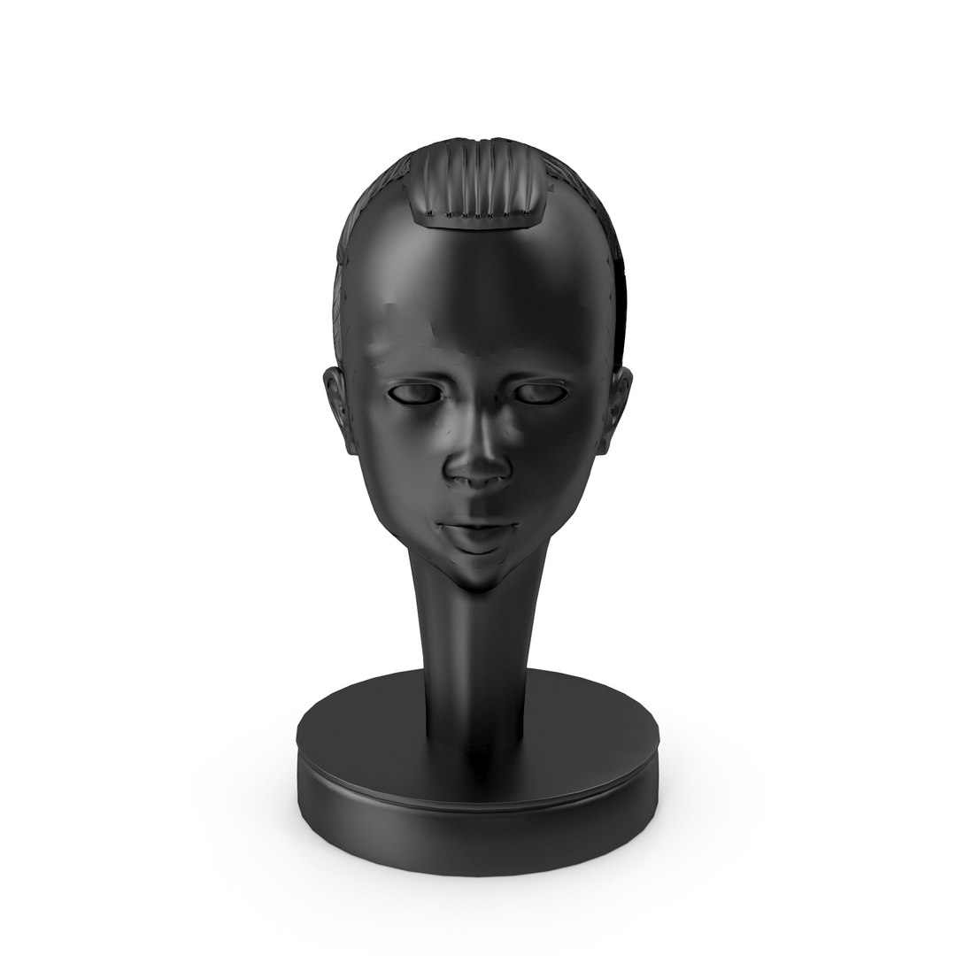 Head Statuette 3d Model